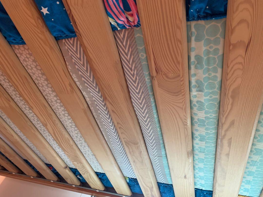 IKEA kids bunk bed or inverted single bed with storage, Furniture ...