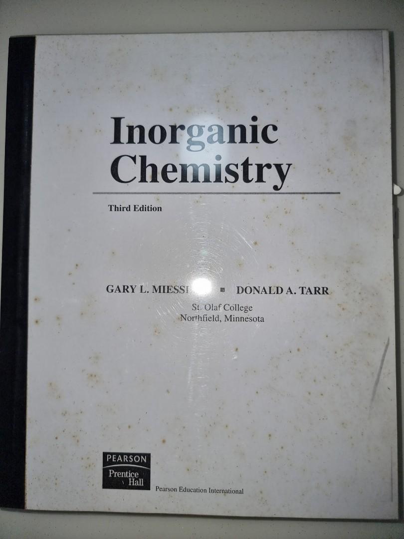 Inorganic chemistry 3E copy, Hobbies & Toys, Books & Magazines ...