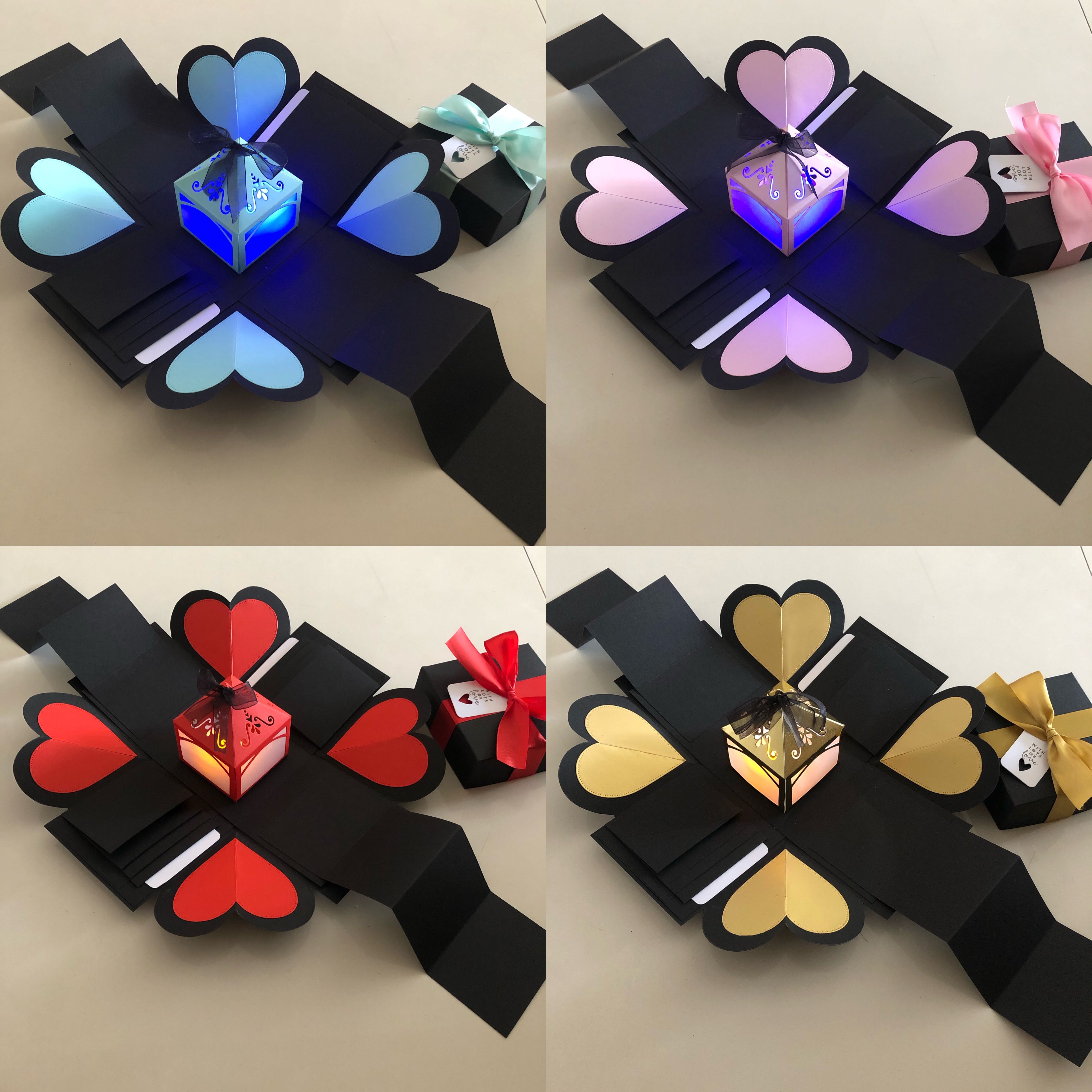 Instock - Explosion gift box with waterfall , pull tab and lighthouse ...