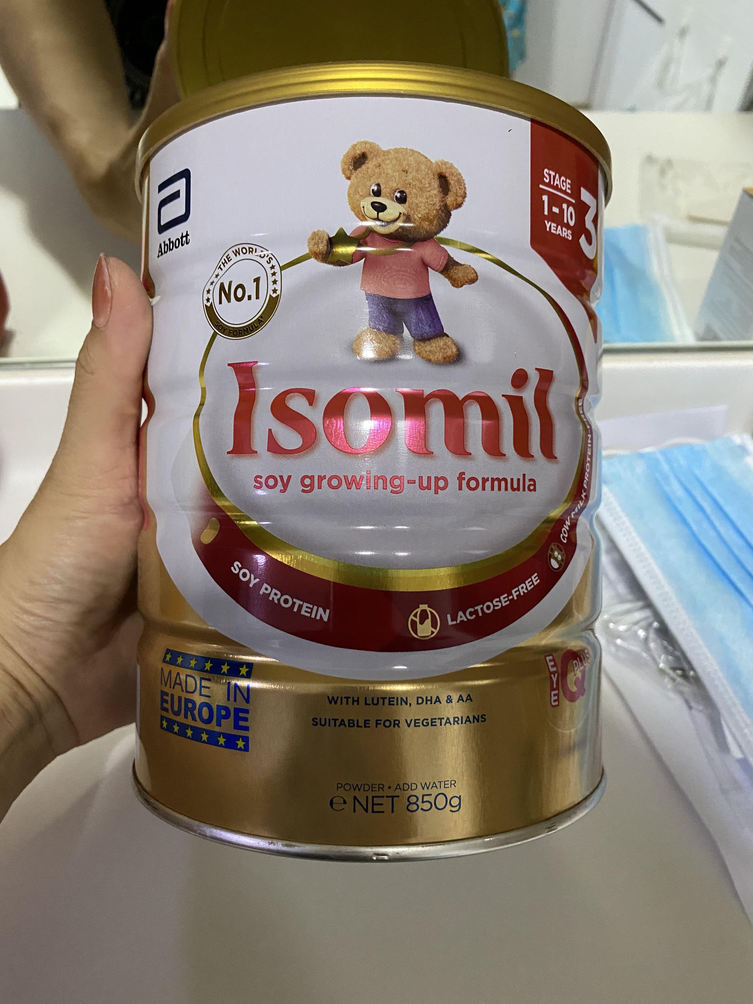 Isomil Stage 3 (1-10 Years Old ) Soy Growing Up Formula - $45 each can ...