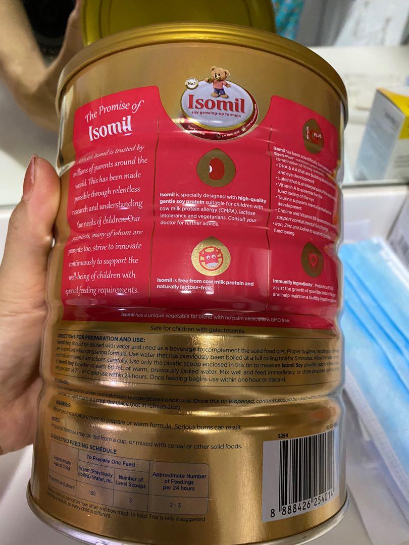 Isomil Stage 3 (1-10 Years Old ) Soy Growing Up Formula - $45 each can ...