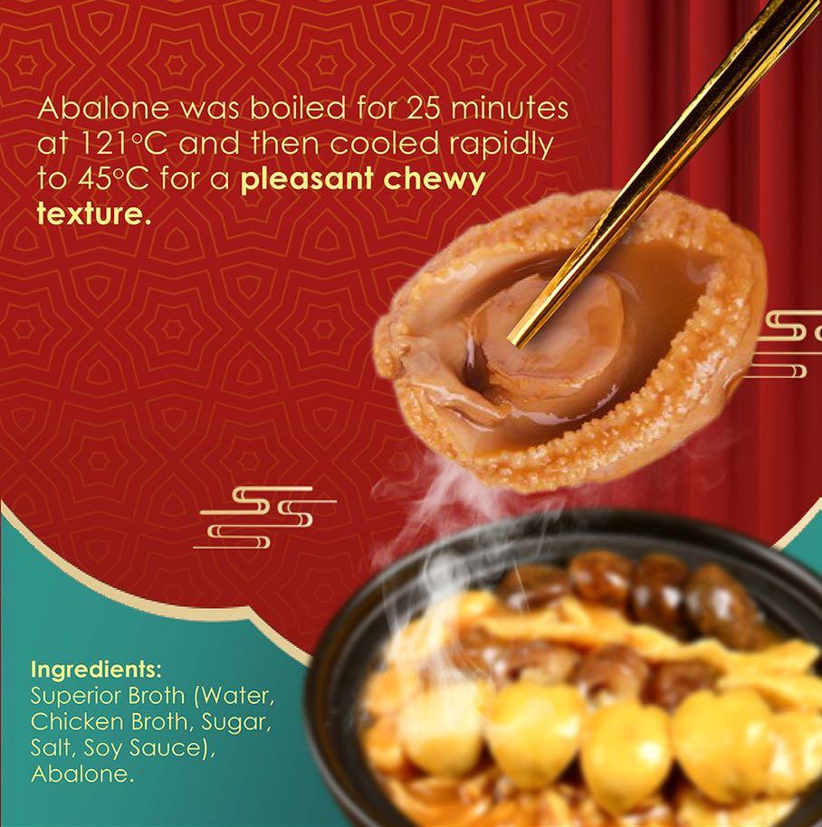 Kinohimitsu Imperial Braised Japanese Abalone x2 cans, Food & Drinks ...