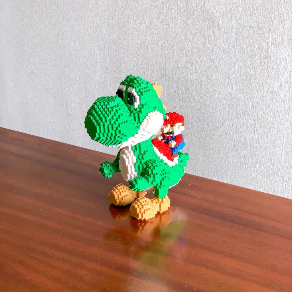 Lego Huge Yoshi & Mario Nano-block set, Hobbies & Toys, Toys & Games on ...
