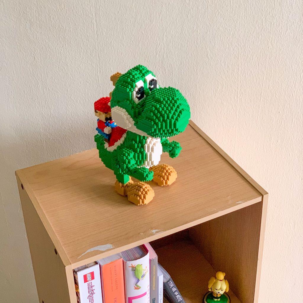 Lego Huge Yoshi & Mario Nano-block set, Hobbies & Toys, Toys & Games on ...