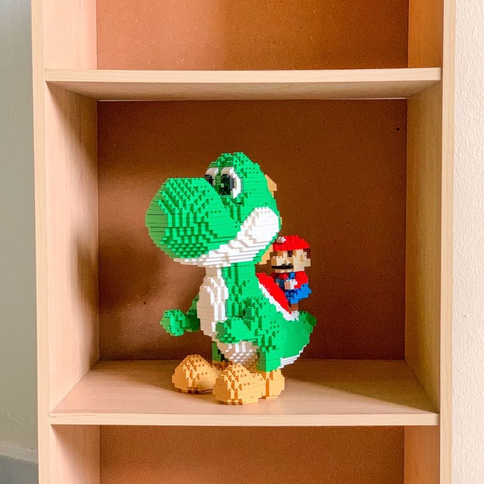 Lego Huge Yoshi & Mario Nano-block set, Hobbies & Toys, Toys & Games on ...