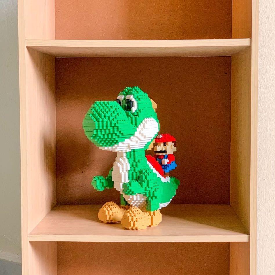 Lego Huge Yoshi & Mario Nano-block set, Hobbies & Toys, Toys & Games on ...