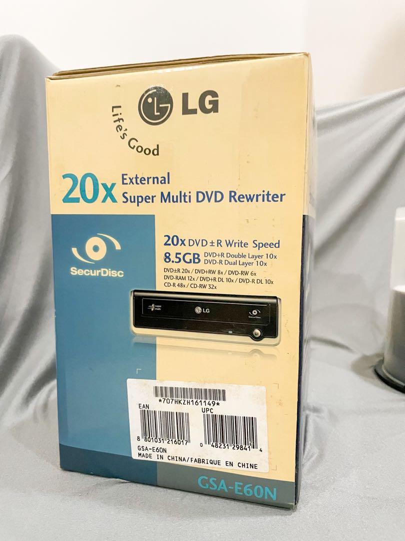 LG DVD Rewriter with Free 20 CDs, Computers & Tech, Printers, Scanners ...