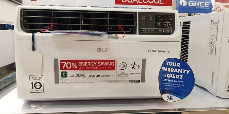 Lg Window Type Non-inverter and Dual Inverter, TV & Home Appliances ...