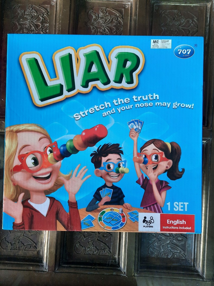 LIAR game for ages 3+ and 3-4 players, Hobbies & Toys, Toys & Games on ...