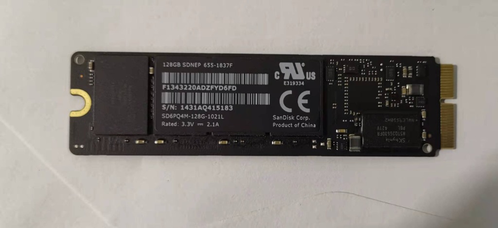 Macbook / IMAC Flash Storage Blade SSD 128GB, Computers & Tech, Parts ...