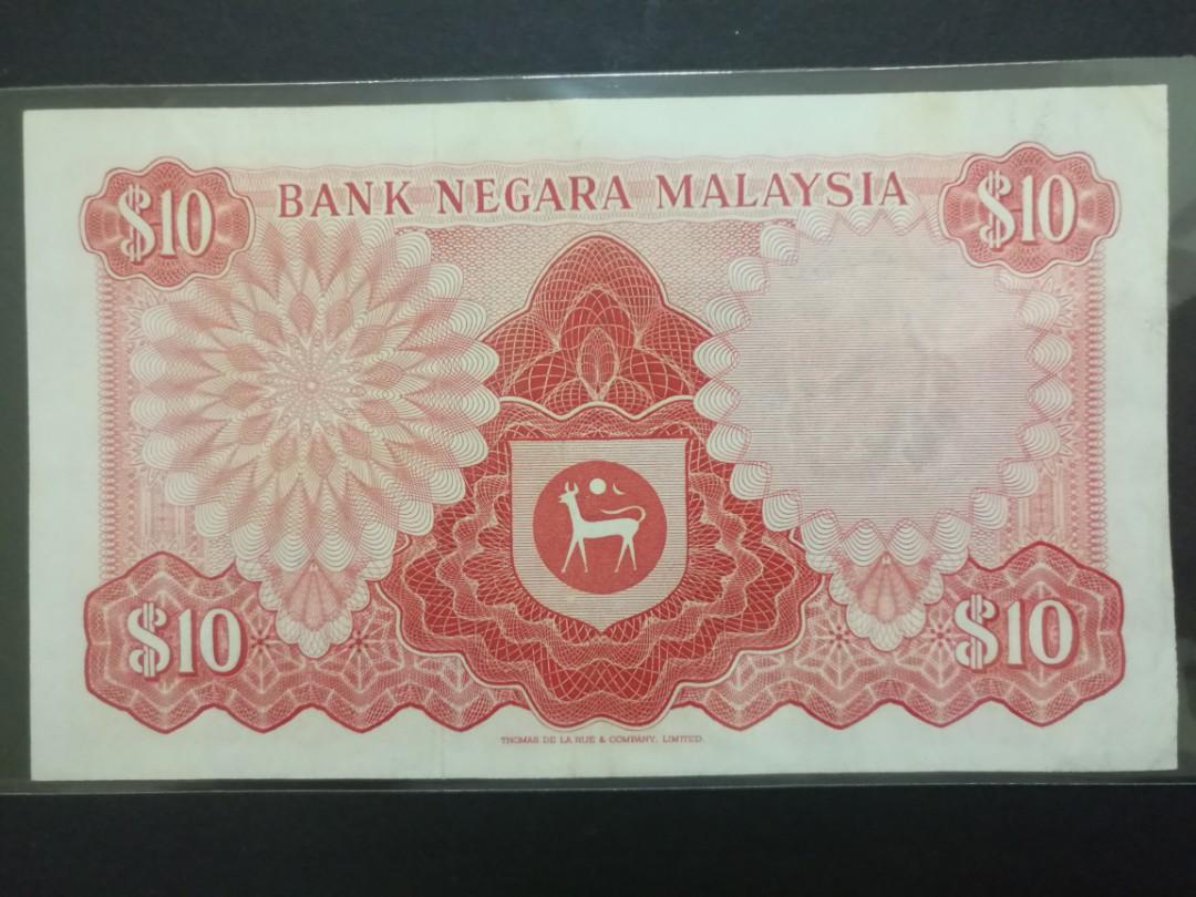 Malaysia Rm10 Old Banknote 2nd Series D21 146738, Hobbies & Toys ...