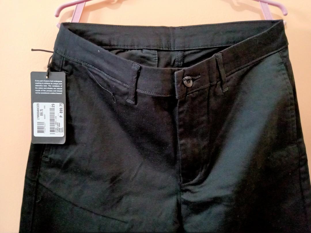 Maong Black Pants (elephant type), Women's Fashion, Bottoms, Other ...