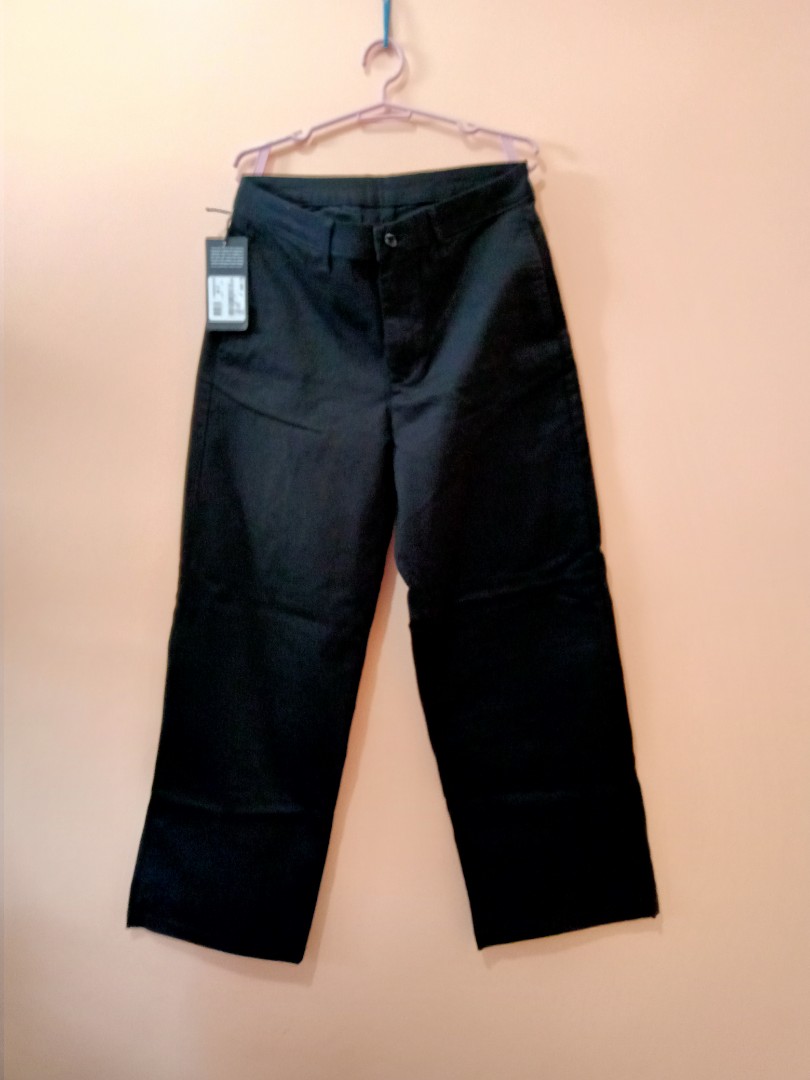 Maong Black Pants (elephant type), Women's Fashion, Bottoms, Other ...