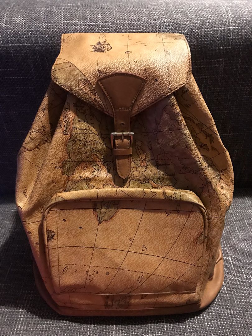 MAP BACKPACK, Women's Fashion, Bags & Wallets, Backpacks on Carousell