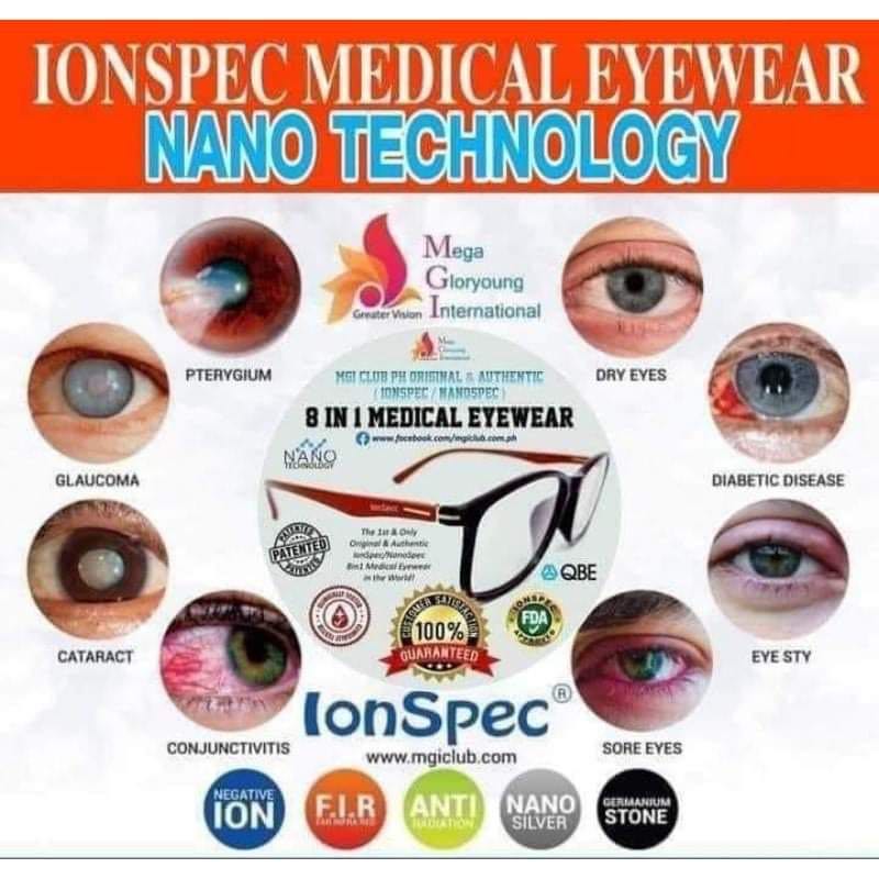 MGI ION eyeglasses, Beauty & Personal Care, Vision Care on Carousell