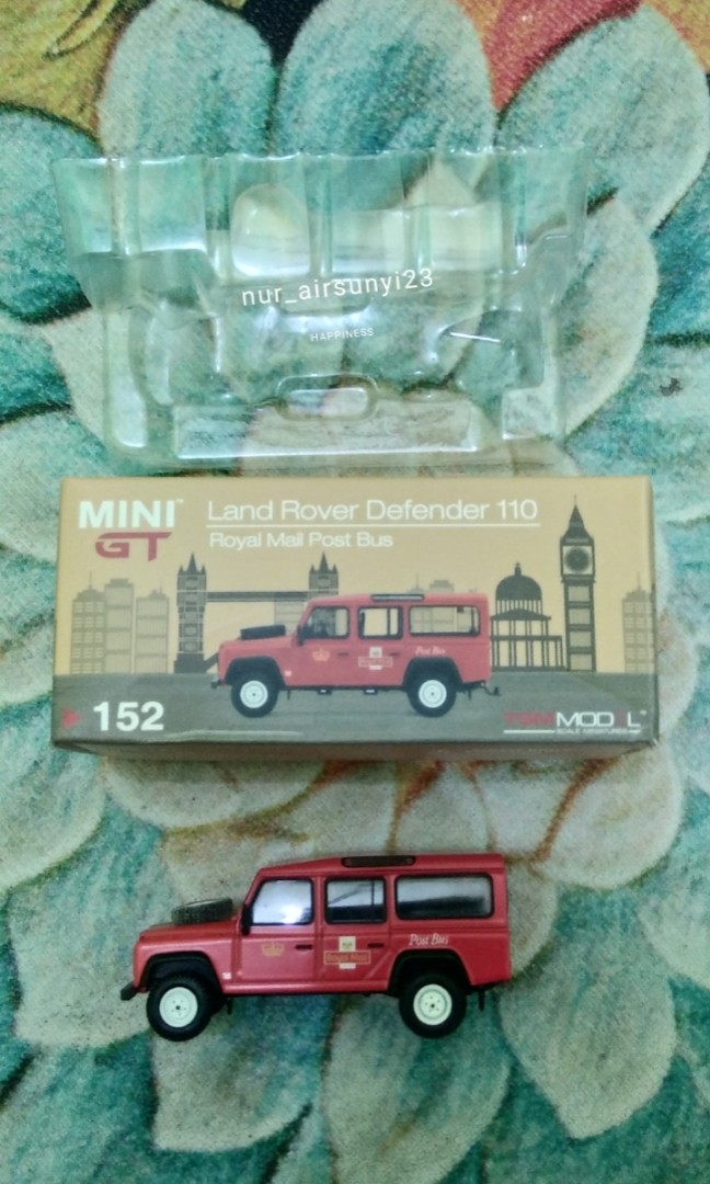 Mini GT Land Rover Defender 110- Royal Mail Post Bus, Hobbies & Toys ...