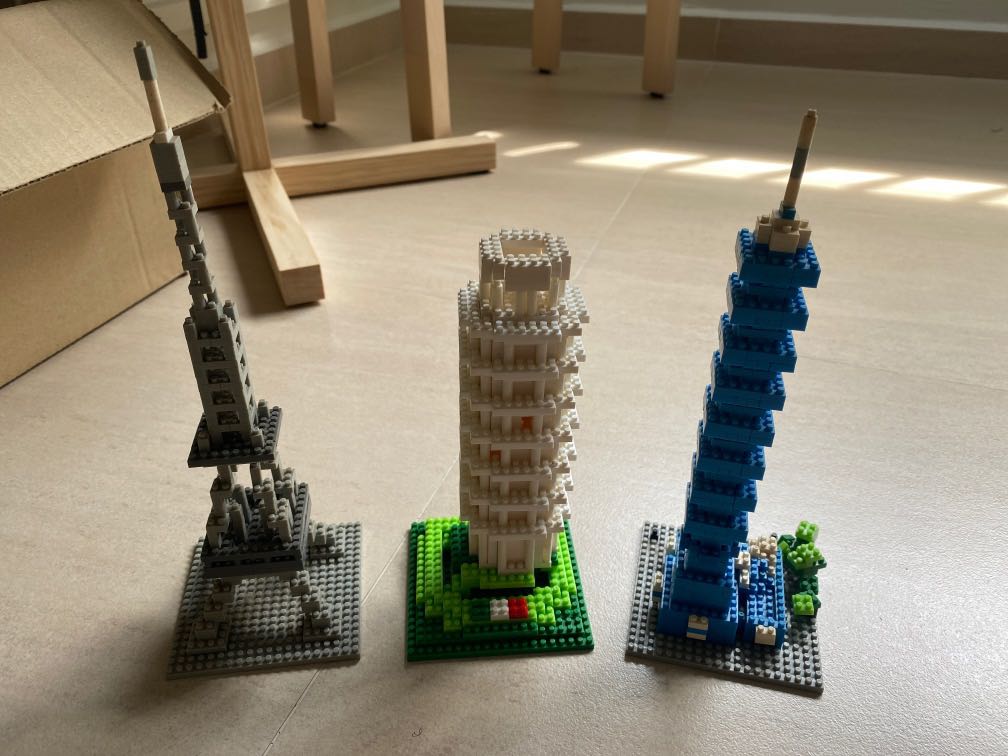 Mini landmark blocks (nanoblock similar), Hobbies & Toys, Toys & Games ...