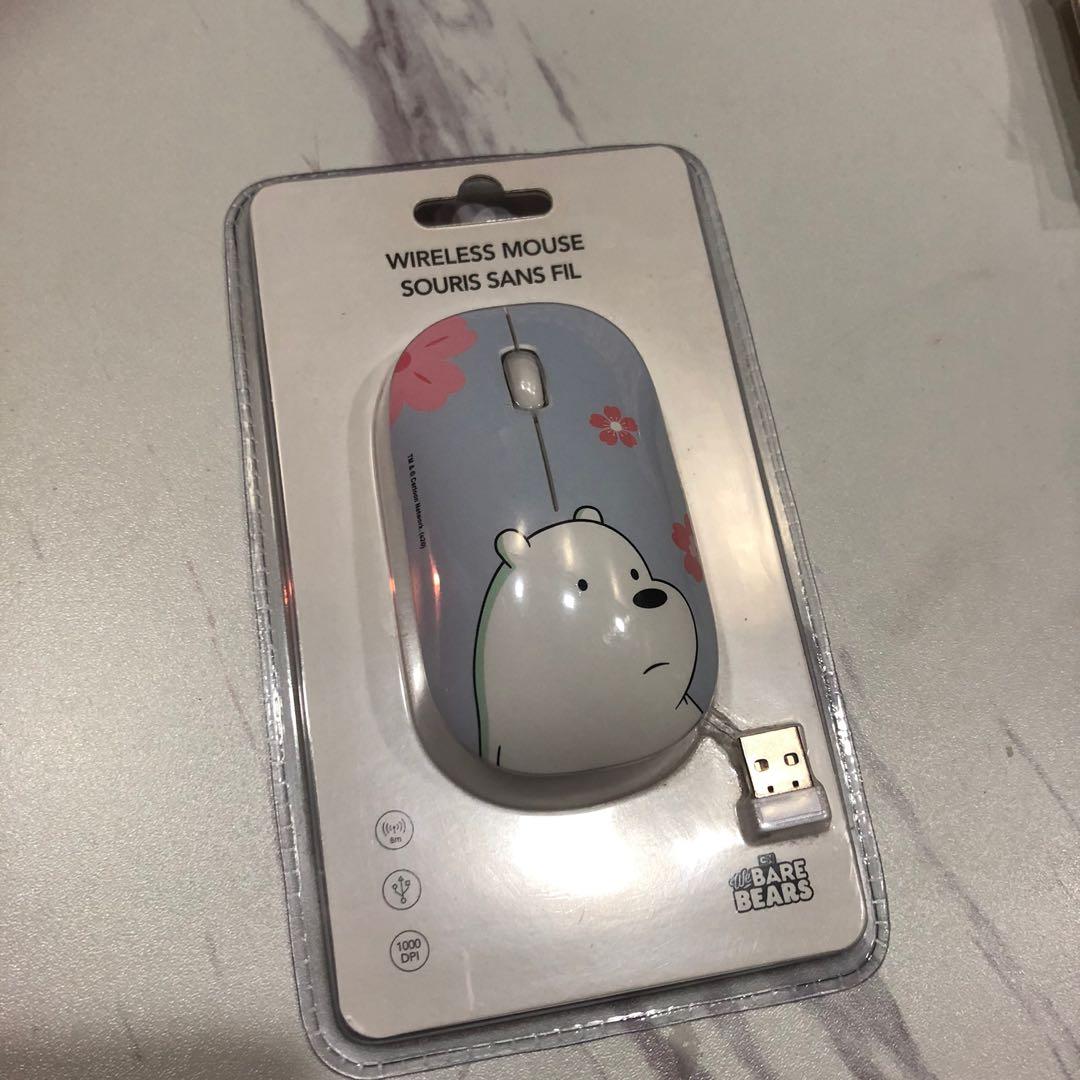 Miniso ice bear mouse, Computers & Tech, Parts & Accessories, Mouse ...