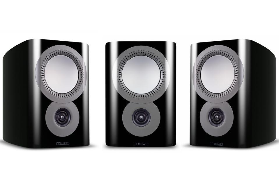 Preowned Mission ZX-1 Flagship Bookshelf Speaker Piano Black High Gloss ...