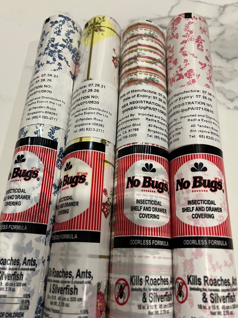M'Lady No Bugs Insecticidal Shelf Lining, Furniture & Home Living ...