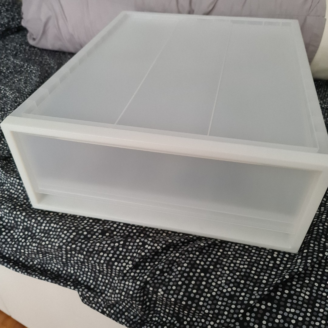 Muji Plastic Drawer Storage Box, Furniture & Home Living, Home ...