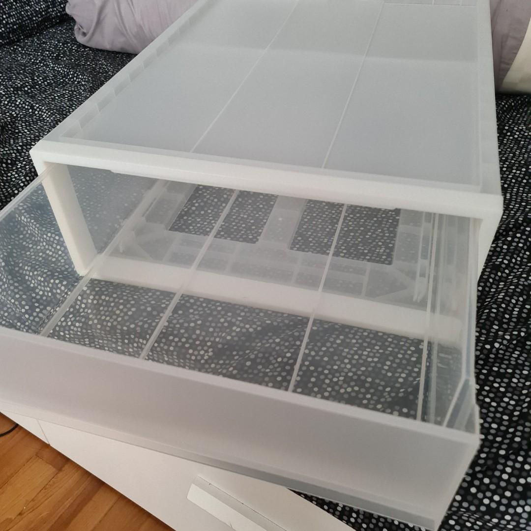 Muji Plastic Drawer Storage Box, Furniture & Home Living, Home ...