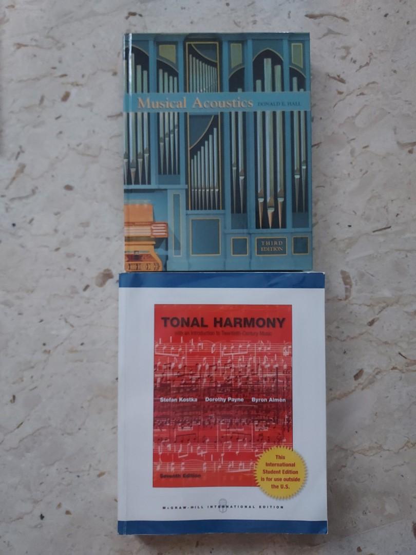 Musical Acoustics and Tonal Harmony textbook, Hobbies & Toys, Books ...