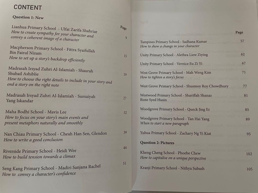 National English Writing Compo - The best of p5 & p6 compo, Hobbies ...