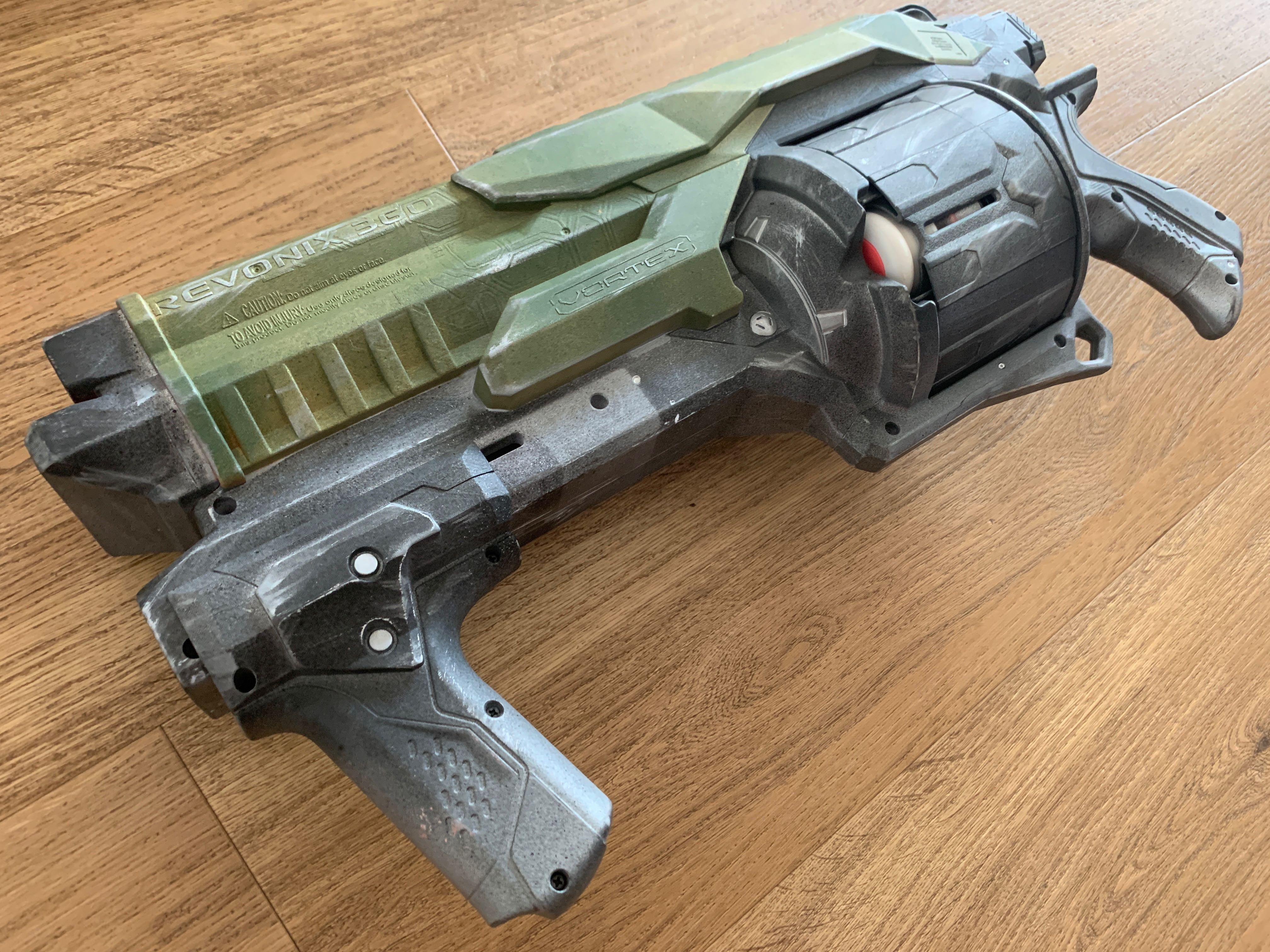 NERF - VORTEX REVONIX 360 (Resprayed - Halo Alien Hunter Edition ...