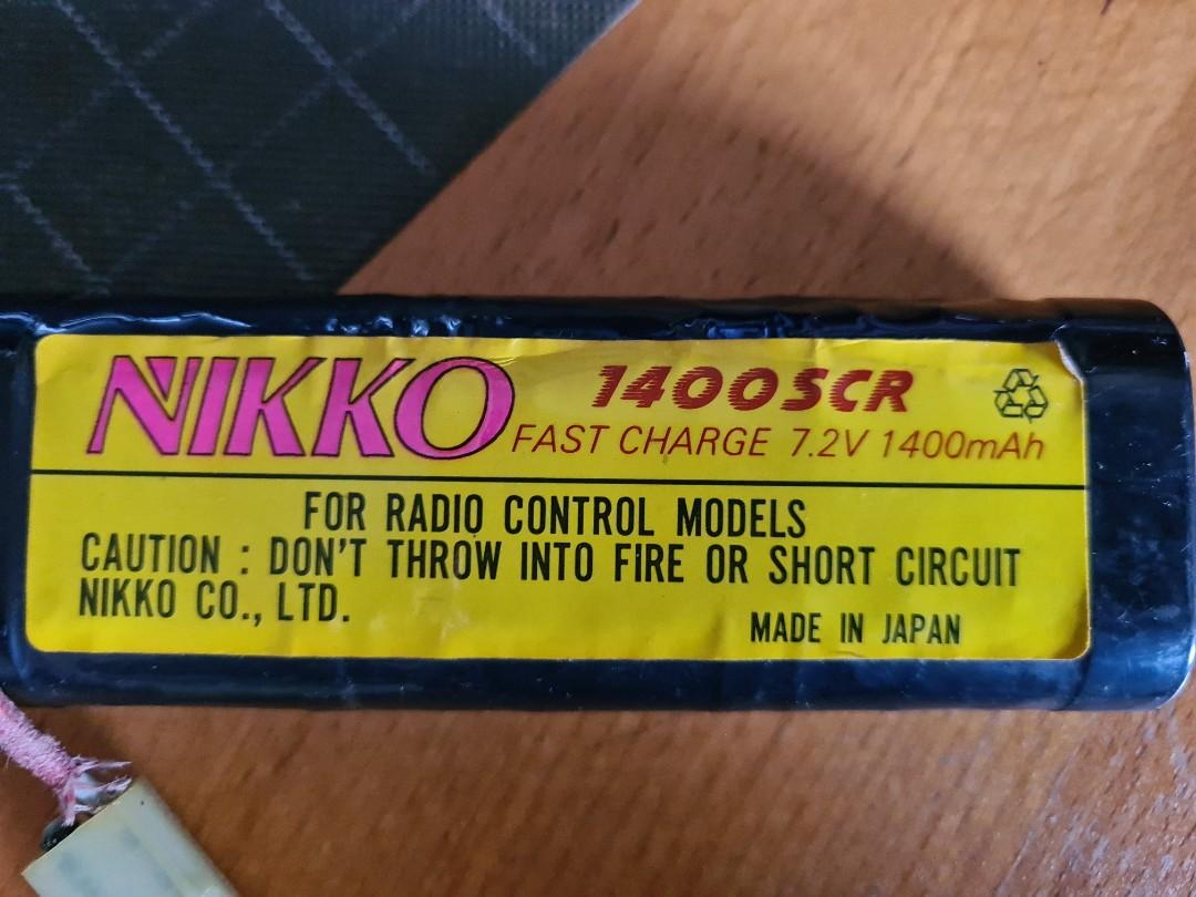 Nikko 1400 SCR Fast Charge Battery 7.2V 1400mAh, Everything Else on ...