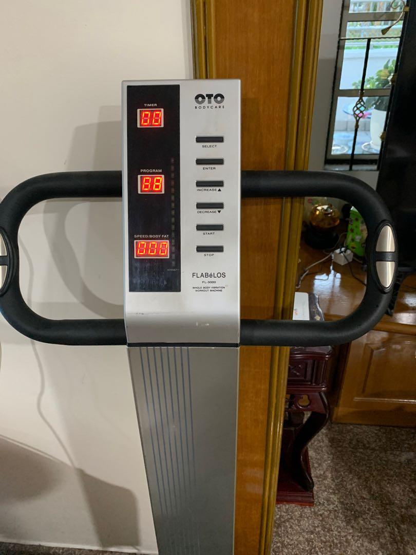 OTO body care Flabelos FL3000 Whole Body Vibration Workout Machine ...