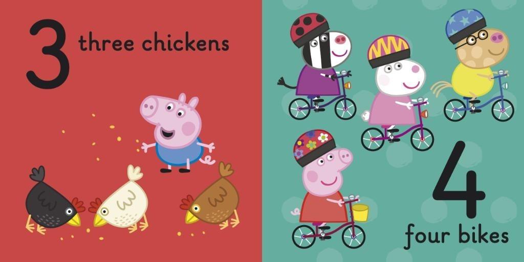 Peppa Pig: 123 with Peppa (Board book), Hobbies & Toys, Books ...