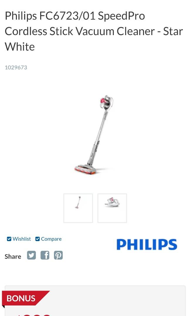 Philips SpeedPro FC6723, TV & Home Appliances, Vacuum Cleaner ...