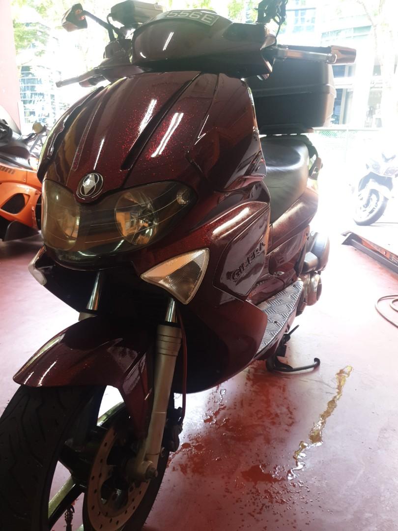 PIAGGIO GILERA RUNNER ST 200 candy candy red ..coe 2028 dec ...
