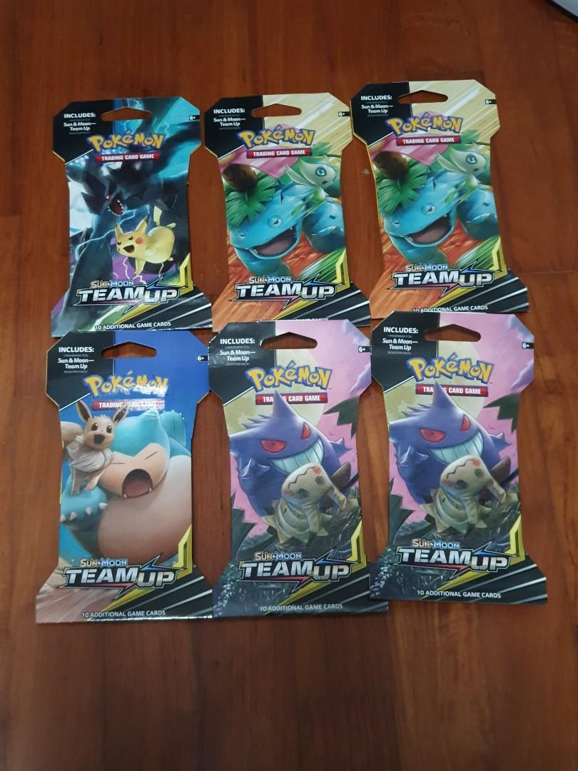 Pokemon Team up booster pack, Hobbies & Toys, Toys & Games on Carousell
