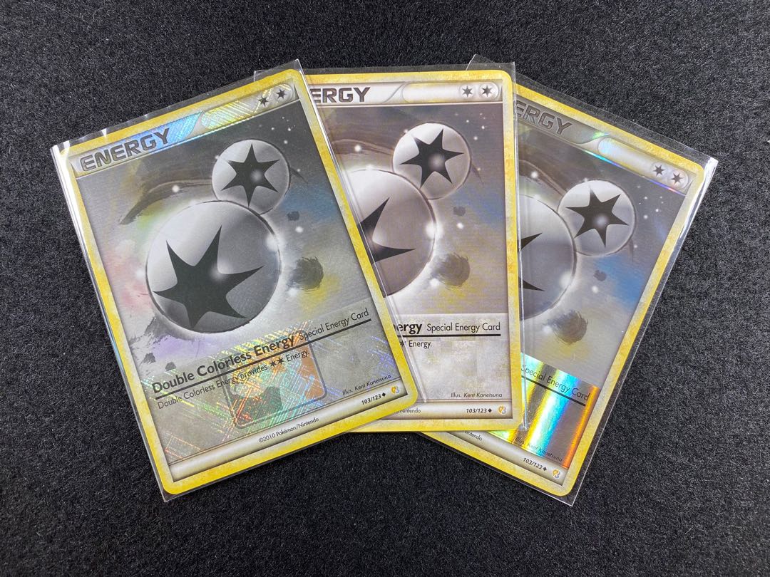 Pokémon Double Colorless Energy - HeartGold SoulSilver 2010, Hobbies ...