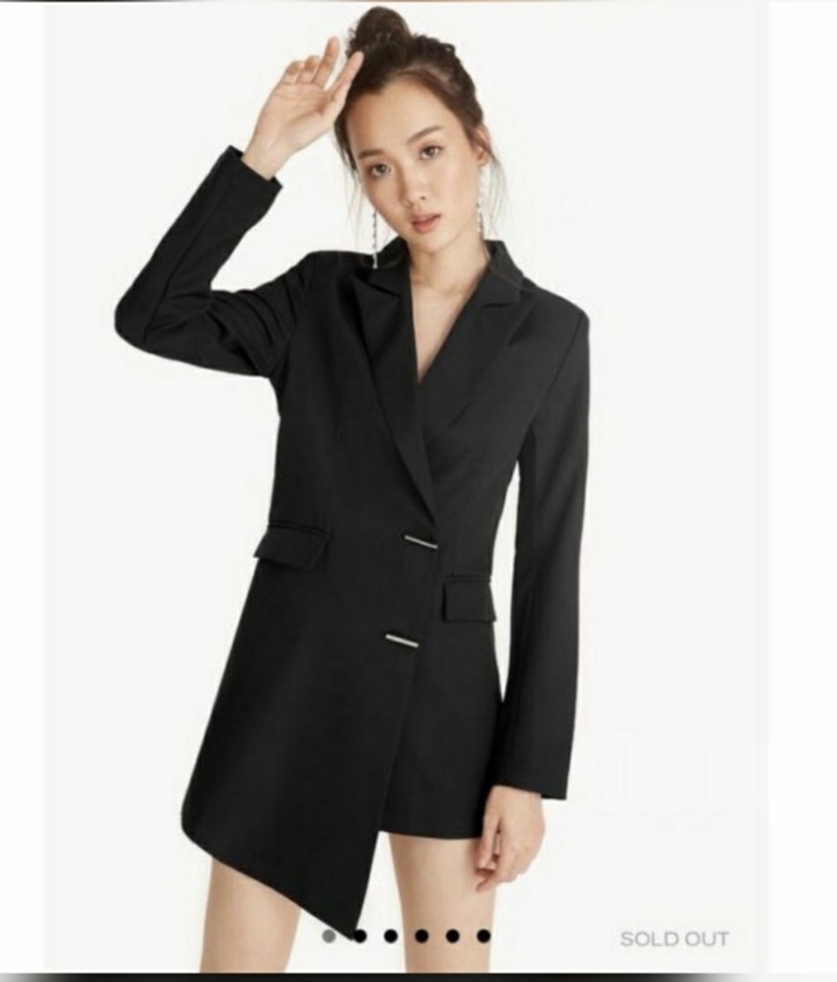POMELO blazer dress, Women's Fashion, Dresses & Sets, Dresses on Carousell