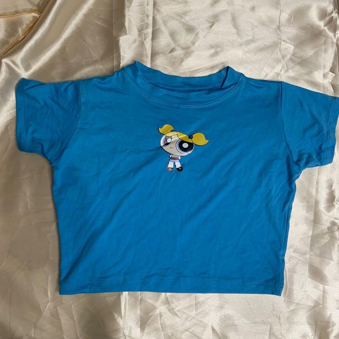 Powerpuff Crop Top, Women's Fashion, Tops, Shirts on Carousell