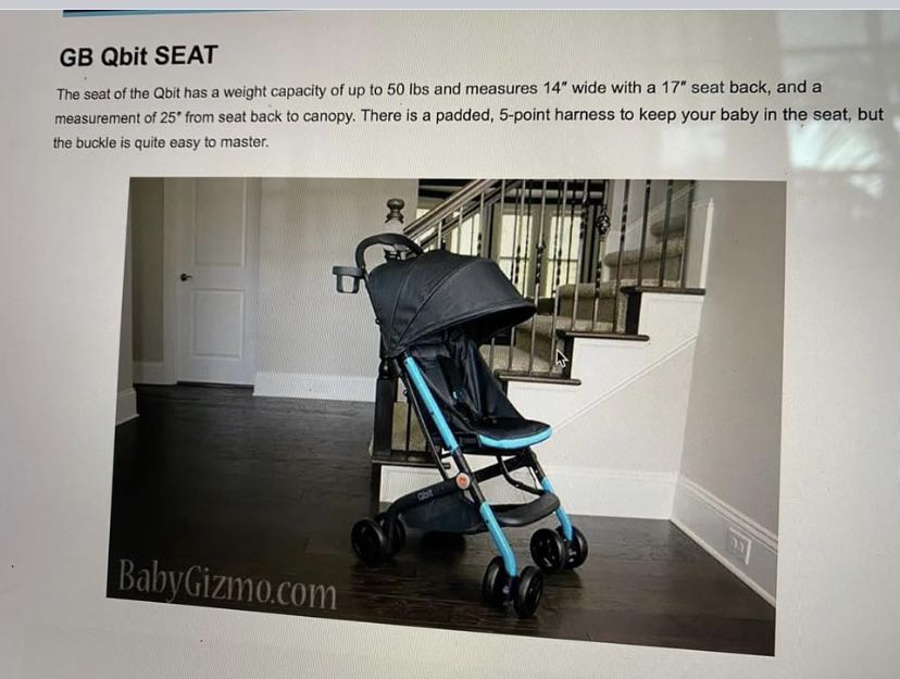 QB Qbit, Babies & Kids, Going Out, Strollers on Carousell