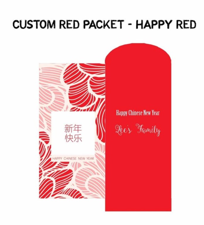 Red Packet - CNY RED, Hobbies & Toys, Stationery & Craft, Handmade ...