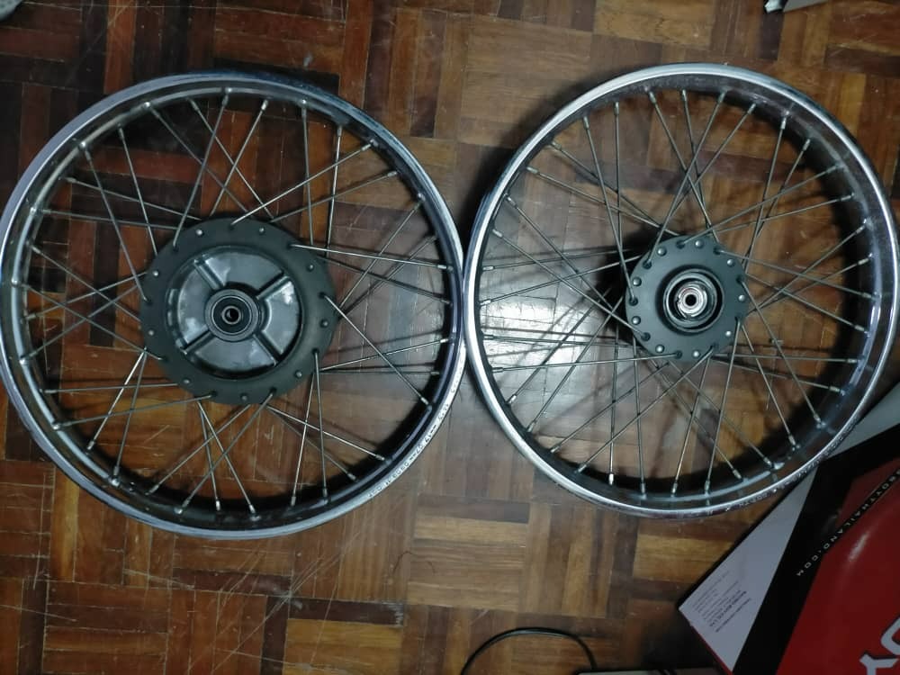 Rim Lidi Yamaha Lagenda 1 set, Auto Accessories on Carousell