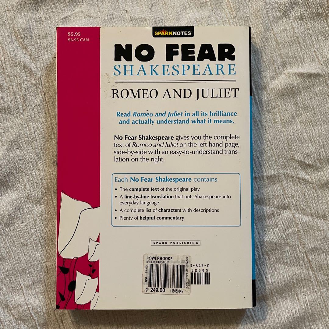 Romeo and Juliet - No Fear Shakespeare, Hobbies & Toys, Books ...