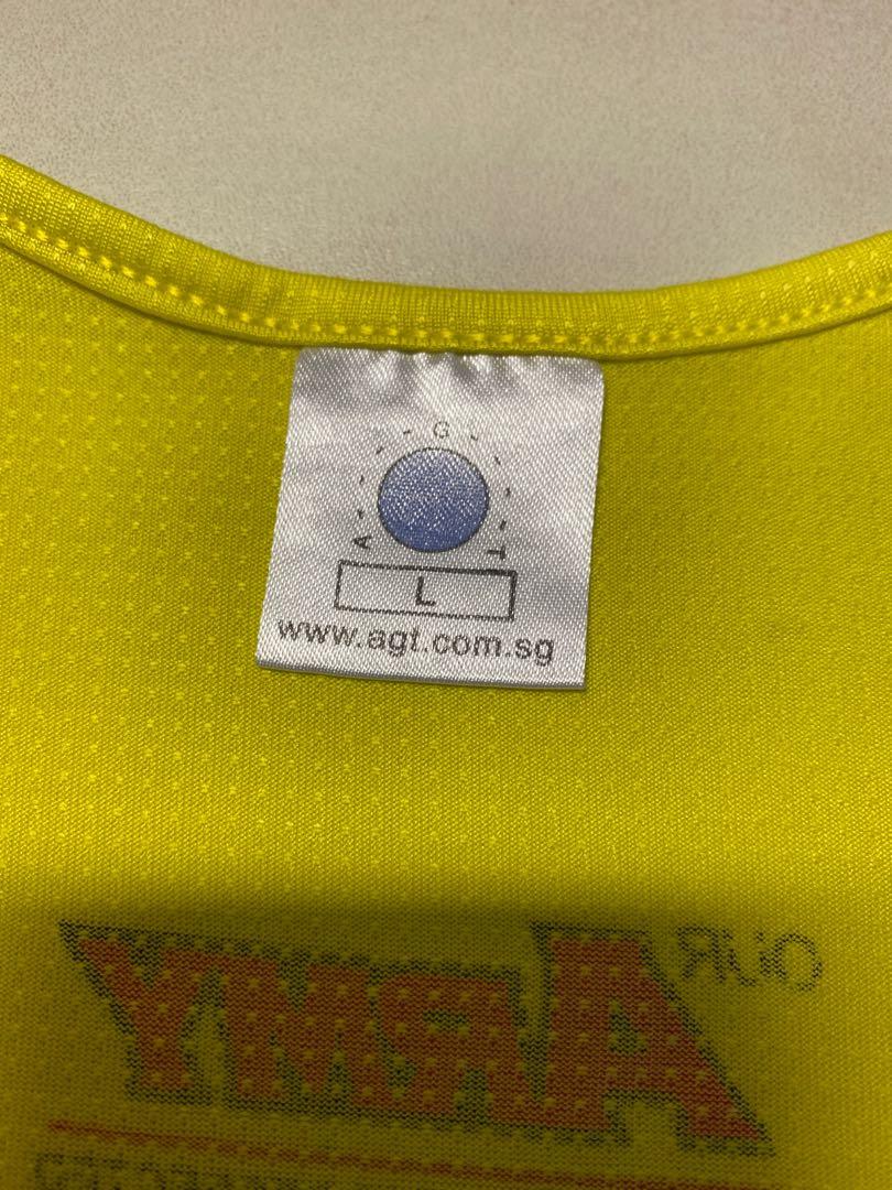 SAF yellow singlet (L size), Men's Fashion, Activewear on Carousell