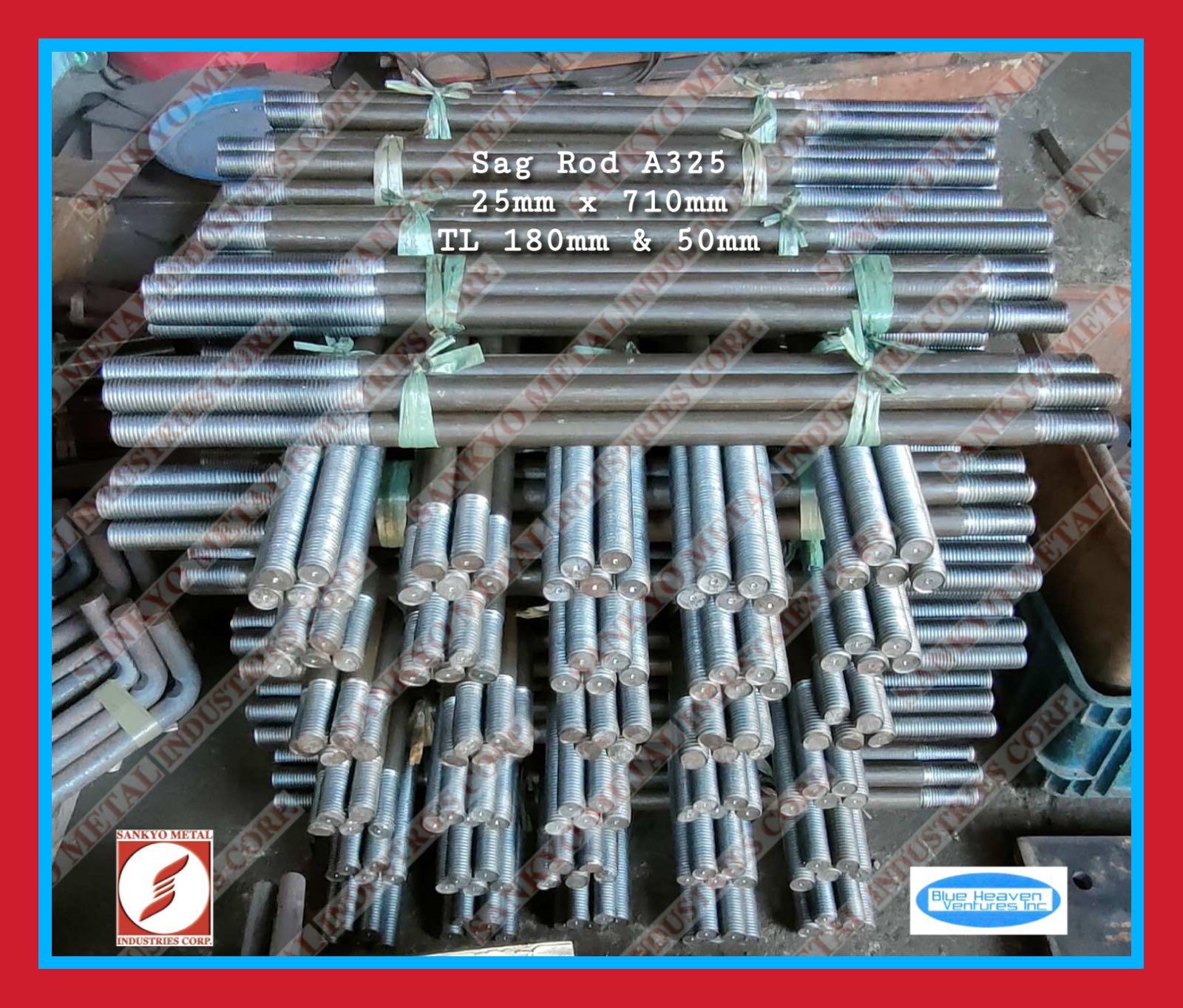 Sag Rod A325 SCM440 High tensile or Anchor bolt, Commercial ...