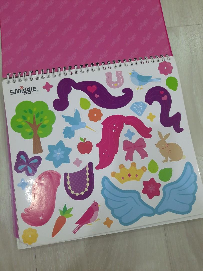 Smiggle stencil and sticker book, Babies & Kids, Infant Playtime on ...