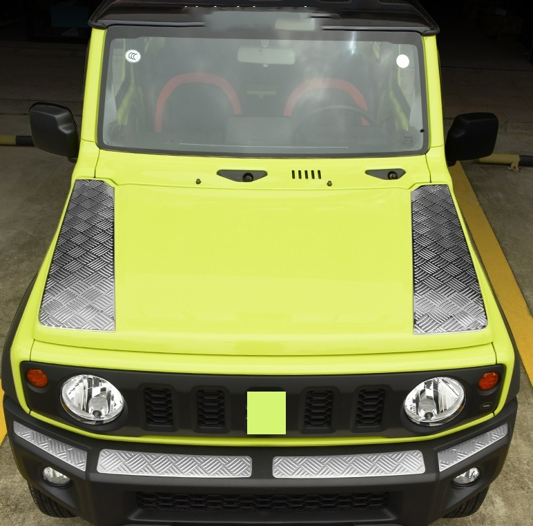Suzuki Jimny (2018 - Current) JB74 Bonnet Checkered Plate - Pair ...