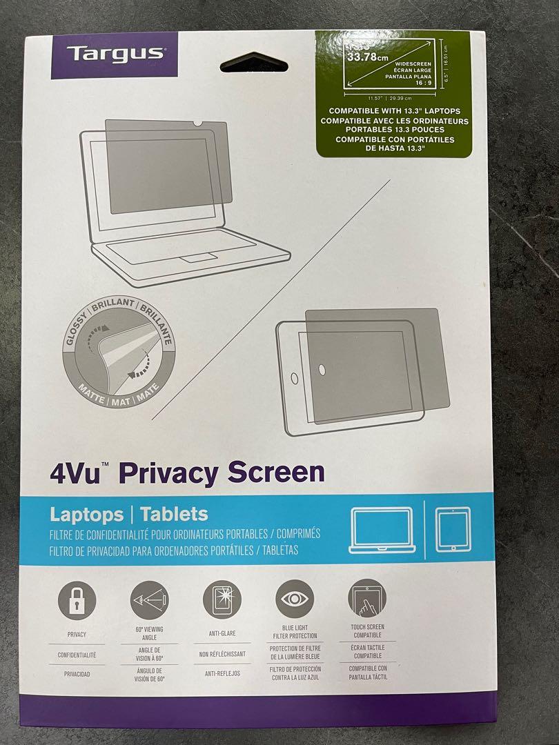 TARGUS 4Vu widescreen laptop privacy screen (clear), Computers & Tech ...