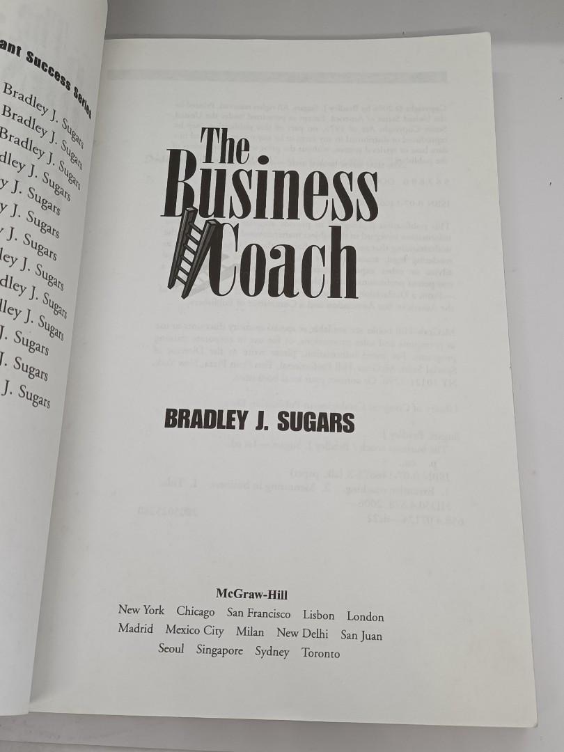 The Business Coach : A Parable of Small Business Breakthrough, Hobbies ...
