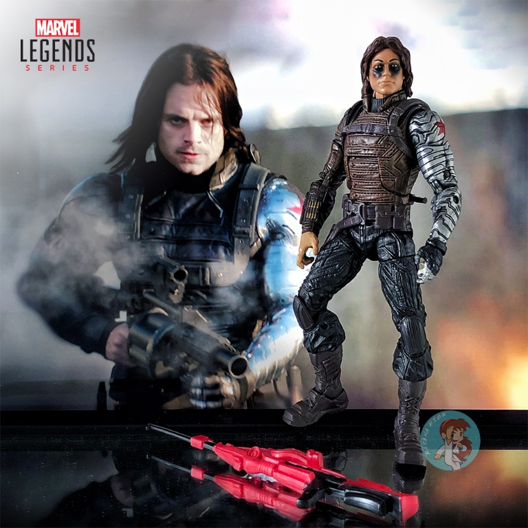 The Winter Soldier Bucky Barnes Marvel Legends Series 6 inches, Hobbies ...