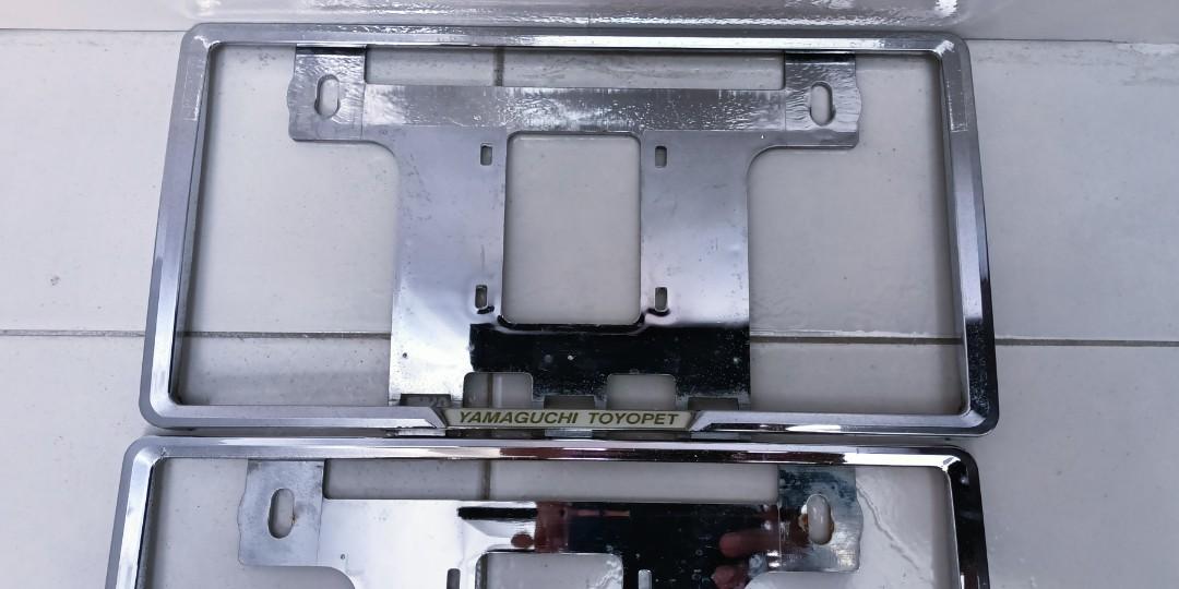 Toyota Frame Plate Yamaguchi Toyopet, Auto Accessories on Carousell